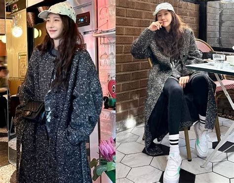 이지아 40대 후반에도 레깅스와 트위드로 빛난 힙스터 스타일링 클래스 스타와 패션