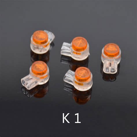 Rj45 커넥터 압착 연결 단자 K1 K2 K3 커넥터 방수 배선 이더넷 케이블 전화 코드 단자 50 개 전기 장비