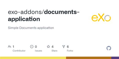 GitHub Exo Addons Documents Application Simple Documents Application