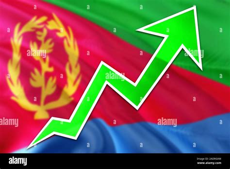Eritrea Economy Graph Is Indicating Positive Growth Green Arrow Going