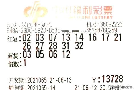 双色球065期晒票，万元大复式领衔，单式票更精彩，期待好运降临生活