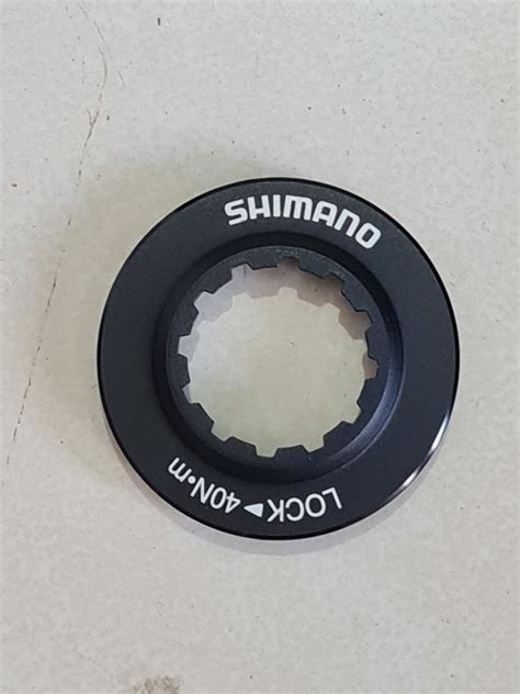 SHIMANO JAPAN ALUMINIUM DISC BRAKE ROTOR CENTER LOCKRING, Sports ...