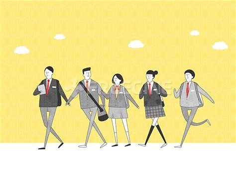 사람 남성 여자 여성 소년 라이프 청소년 오브젝트 남자 사람들 생활 일러스트 학생 라이프스타일 여학생 Illust 소녀 포인트 고등학생