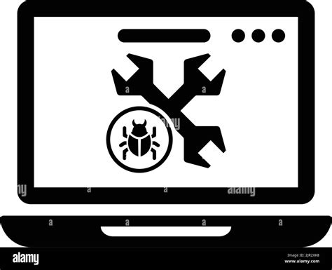 Bug Fixing Fix Virus Icon Use For Commercial Purposes Print Media Web Or Any Type Of