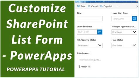 How To Customize SharePoint List Form With PowerApps EroFound