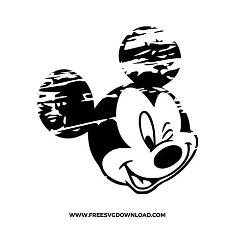 Mickey Mouse Face Wink