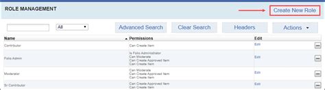 Creating Roles Creating Roles