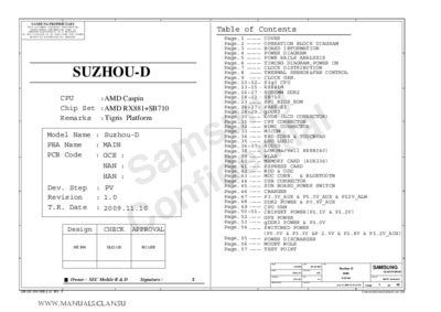 Samsung NP-R425 SUZHOU-D Rev1.0 AMD CASPIN SUZHOU-D, Service Manual ...