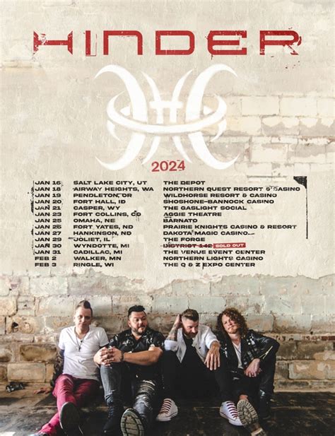 Hinder Concerts And Live Tour Dates 2024 2025 Tickets Bandsintown