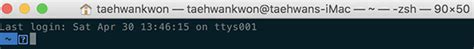 Mac Os 터미널에 Zsh 설치하기
