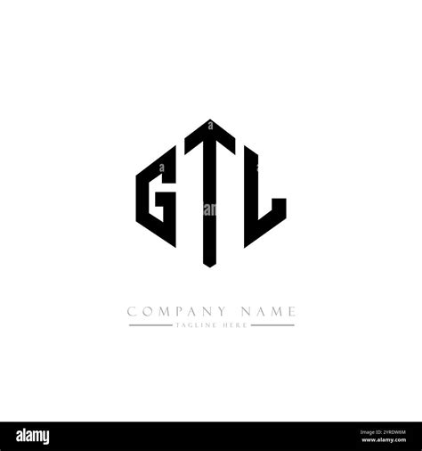Gtl Letter Logo Design With Polygon Shape Gtl Polygon And Cube Shape Logo Design Gtl Hexagon