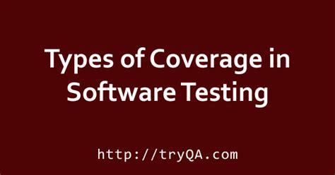 what are the types of coverage