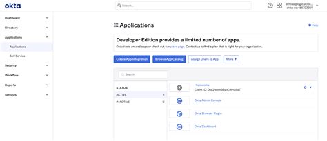 Create Okta Client Hopsworks Documentation