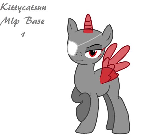 Mlp Base 1 Evil Stare By Kittycatsun On Deviantart