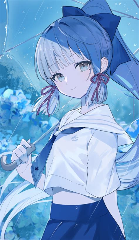 Kamisato Ayaka And Kamisato Ayaka Genshin Impact Drawn By Ume Plumblossom Danbooru