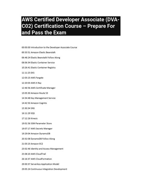 Freecodecamp Aws Developer Video Guide Pdf Freecodecamp Aws Developer Video Guide Pdf
