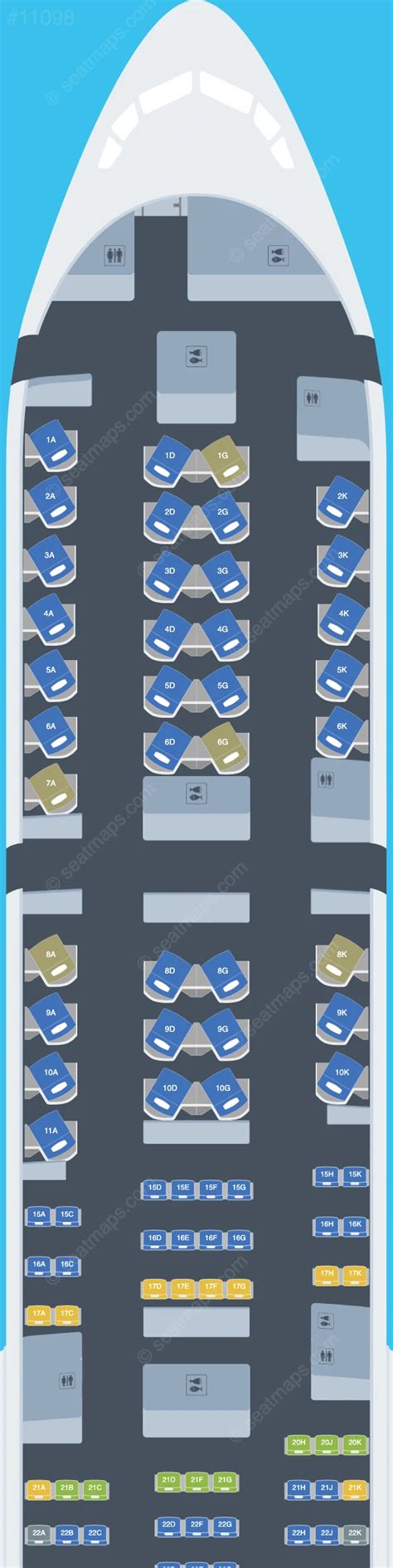 Seat Map Qatar Airways Boeing B777 300er 358pax Seatmaestro 50 Off