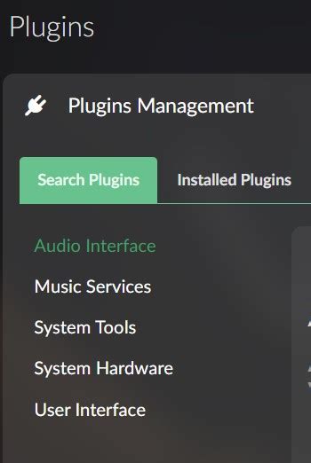 Plugins Volumio Pointcloud