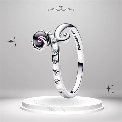 The Little Mermaid Ursula Ring Fit Pandora Ring 925 Sterling Etsy