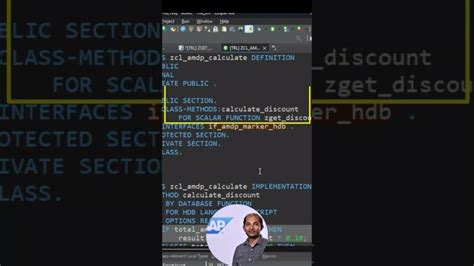 Sayan Samanta On Linkedin Abap Cds Scalar Function Shorts Abap Cds