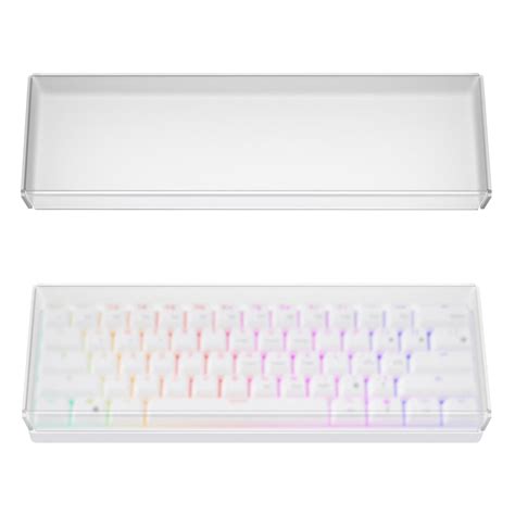 Snapklik Com GEEKRIA Premium Acrylic Keyboard Dust Cover For 60 Compact 61 Keys Keyboard