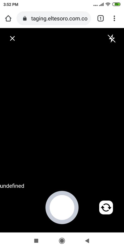Bug Camera Modal Shows Undefined On Footer Next To Shutter Issue