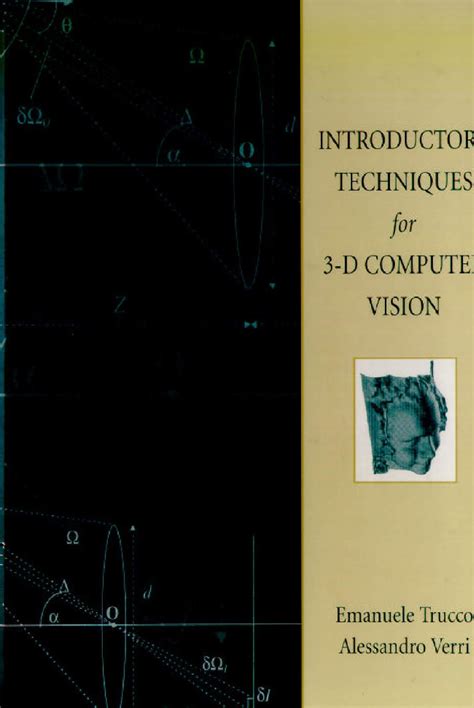 Introductory Techniques For 3 D Computer Vision