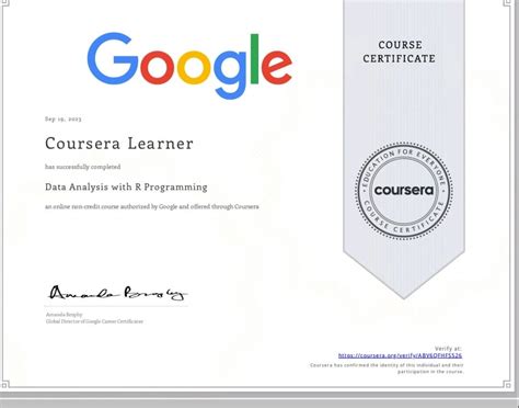 Sapna Pandey On Linkedin Completing R Programming With Data Analysis