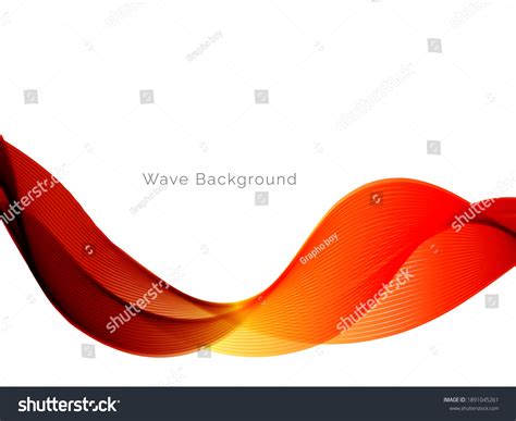 Abstract Red Wave Design Vector Background Stock Vector Royalty Free