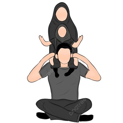 만화 커플 가족과 자식 그림 만화 커플 가족 삽화 Png 일러스트 및 Psd 이미지 무료 다운로드 Pngtree