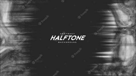Free Vector Abstract Vector Torn Monochrome Halftone Background Scrathed Dotted Texture Element