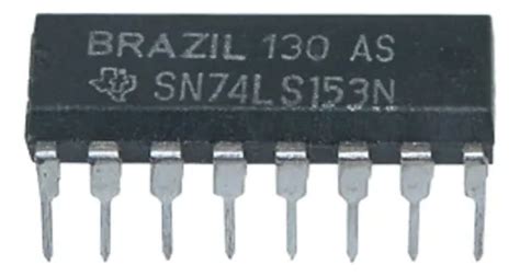 Kit 5 Pc Circuito Integrado Sn74ls153n 16 Pinos Dip Mercadolivre