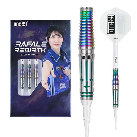 One80 Saori V3 Rainbow 90 Softdarts Dartshopperde