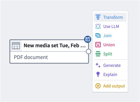 pipeline builder transforms transform media palantir