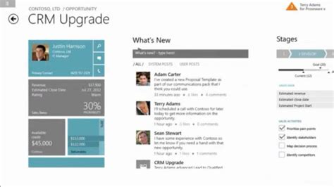 Making Dynamics CRM Exclusive Again With Windows Metro CRM App