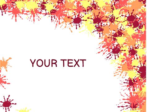 Premium Vector Rectangular Banner With A Bright Design Of Colored Blots