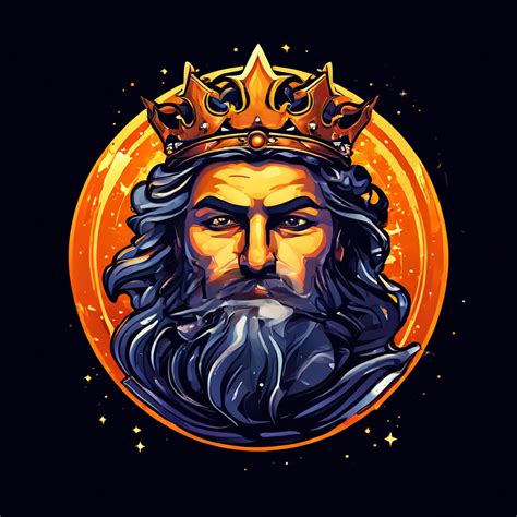 Jupiter Logo Vector As A Smiling Planet With Crown By Paweł Muzeum Playground