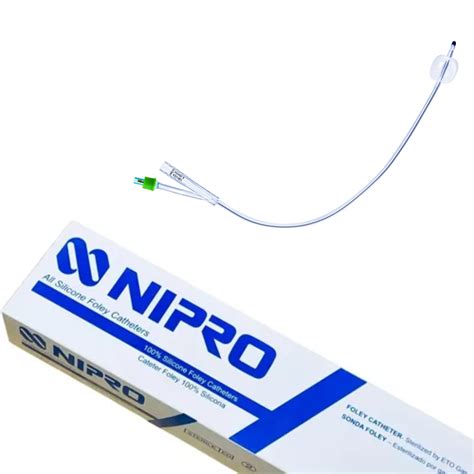 100 Silicon 2 Way Foley Probe With Nipro Balloon 3 Pcs Coinmed