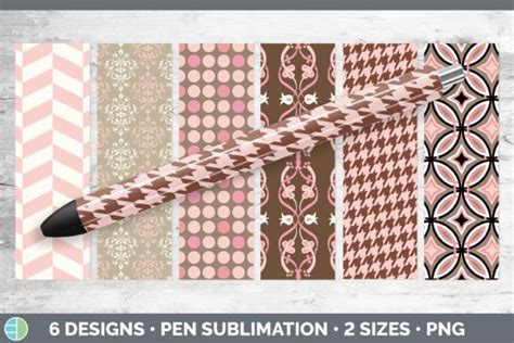 Pink Pen Wraps Pink Patterns Epoxy Pen Graphic By Enliven Designs · Creative Fabrica