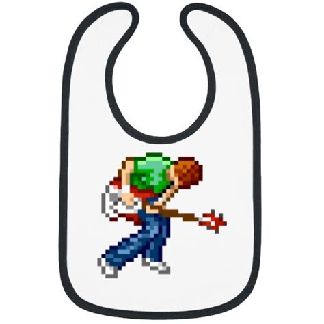 Scott Pilgrim Bit Pixel Art Bibs Sold By Rossdmoody Sku
