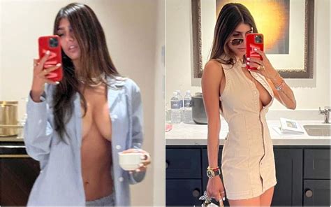 Mia Khalifa Goes BRALESS Again Gives Away Super SULTRY Vibes In A