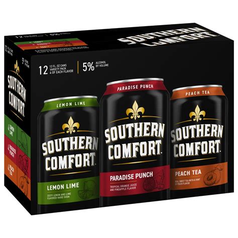 Southern Comfort Malt Flavored Hard Beverage Variety Pack 12 Cans 12