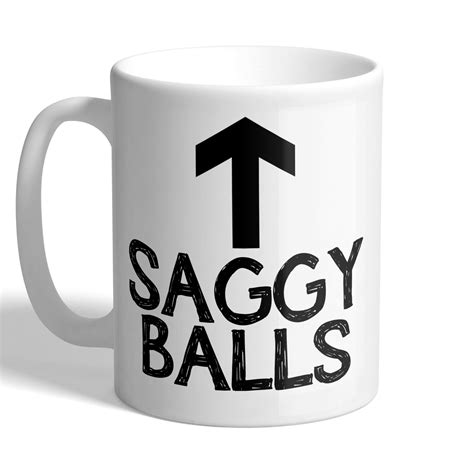 Saggy Balls Arrow Mug I Love Mugs