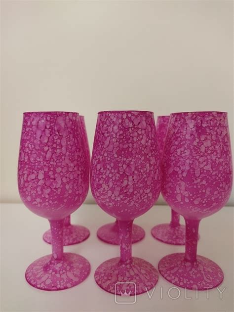 Келихи для вина з муранського скла 112214676 купити Violity