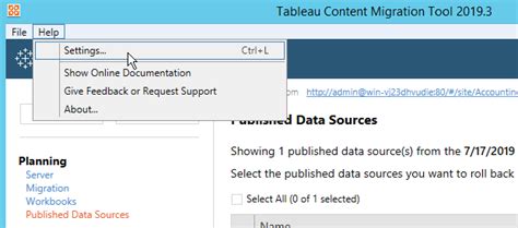 Tableau Content Migration Tool Log Files Tableau