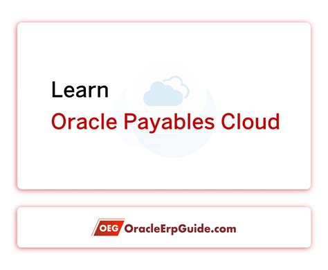 Oracle Payables Cloud Portal