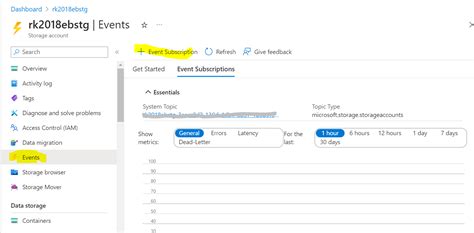 Azure How To Connect Az Blob Storage With App Webhook Using Event