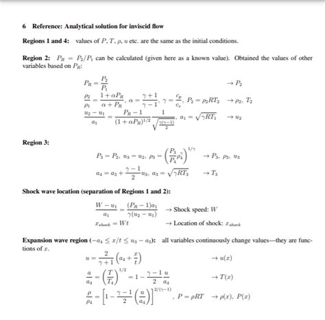 1 shock tube or riemann problem the shock tube