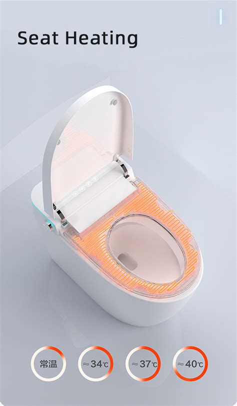 Fashion Auto Sensor Flush Open Electric One Piece Automatic Modern Wc Bathroom Ceramic