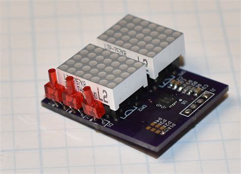 More LED Matrix Display Fun Hackaday Io